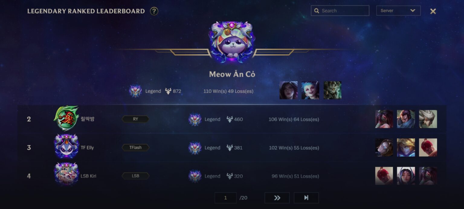 LoL Wild Rift Legendary Ranked system - How it works